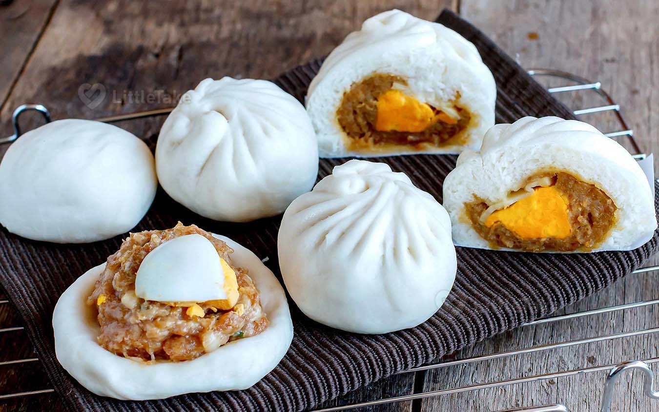 Chinese Steamed Bao Buns - LittleTake